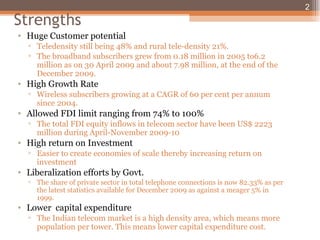 Swot Analysis Indian Telecom Industry Ppt | PPT | Smartphones ...