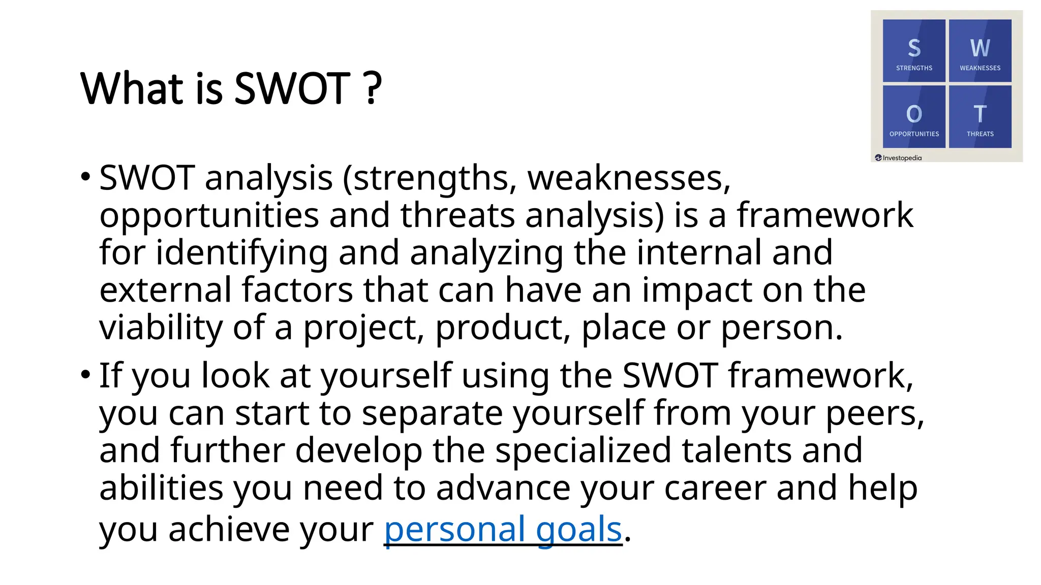 SWOT Analysis Johari Window.pptx - Self awareness | PPTX