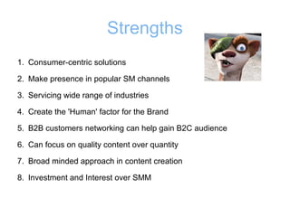 Swot analysis on social media marketing | PPS