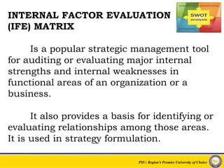 SWOT Analysis (MKMCalangian) | PPT