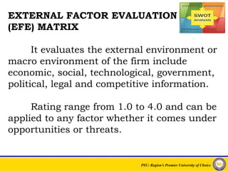 SWOT Analysis (MKMCalangian) | PPT
