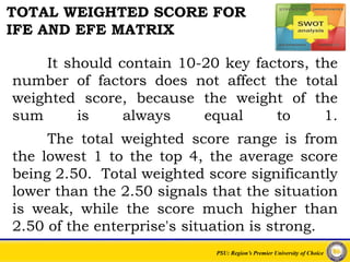 SWOT Analysis (MKMCalangian) | PPTX