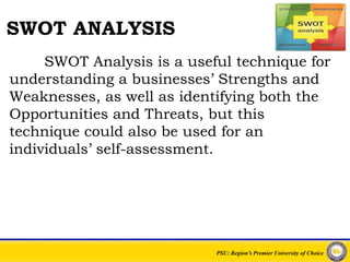 SWOT Analysis (MKMCalangian) | PPT
