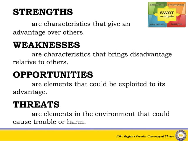 SWOT Analysis (MKMCalangian) | PPT