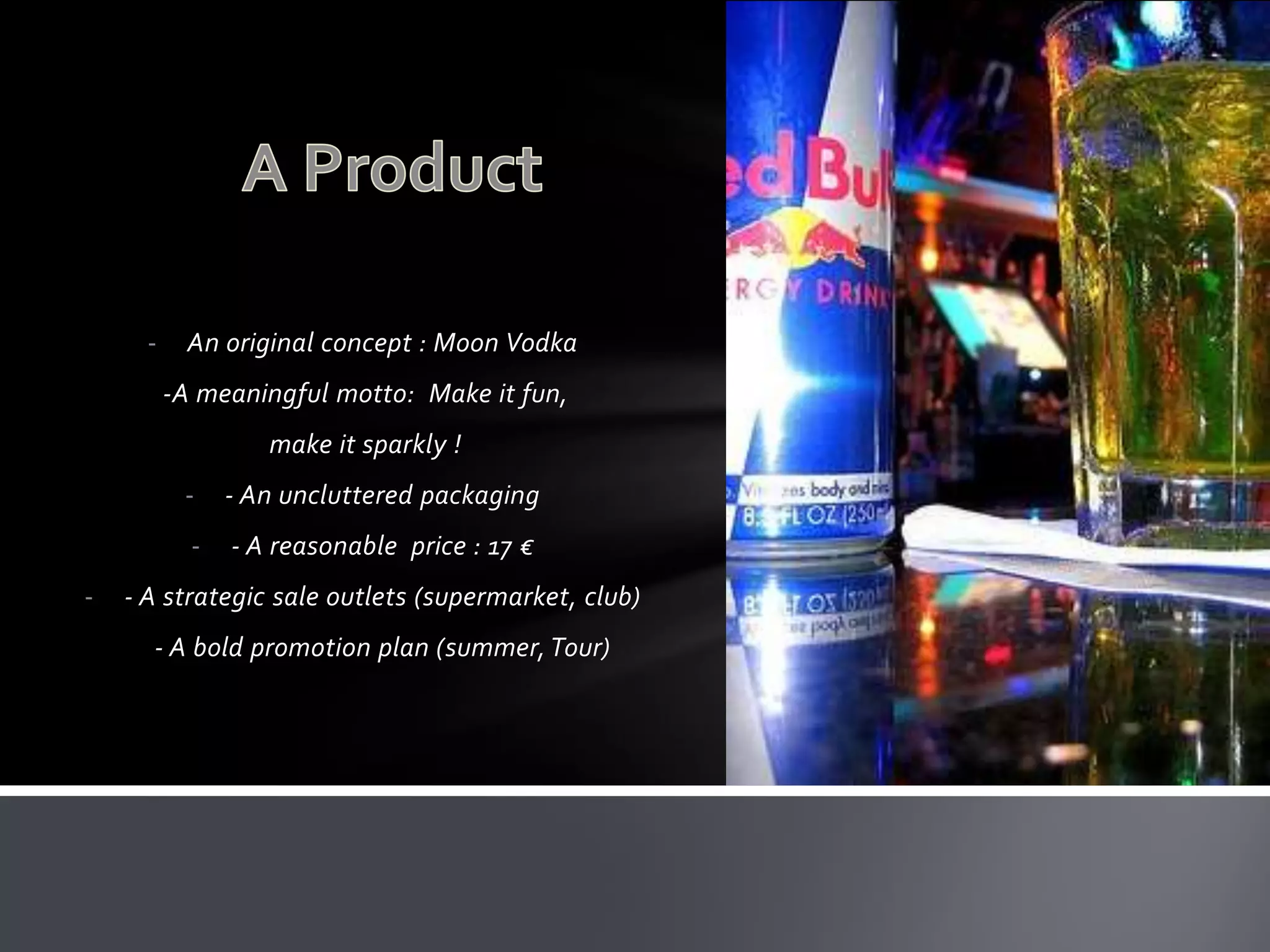 Swot analysis moon vodka | PPTX