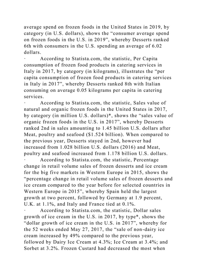 SWOT Analysis Most of the people have a high taste for ice cream.docx