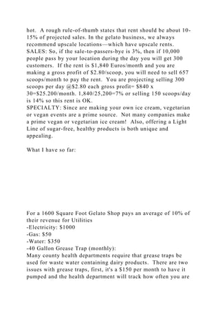 SWOT Analysis Most of the people have a high taste for ice cream.docx