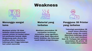 SWOT ANALYSIS MY3D | PDF
