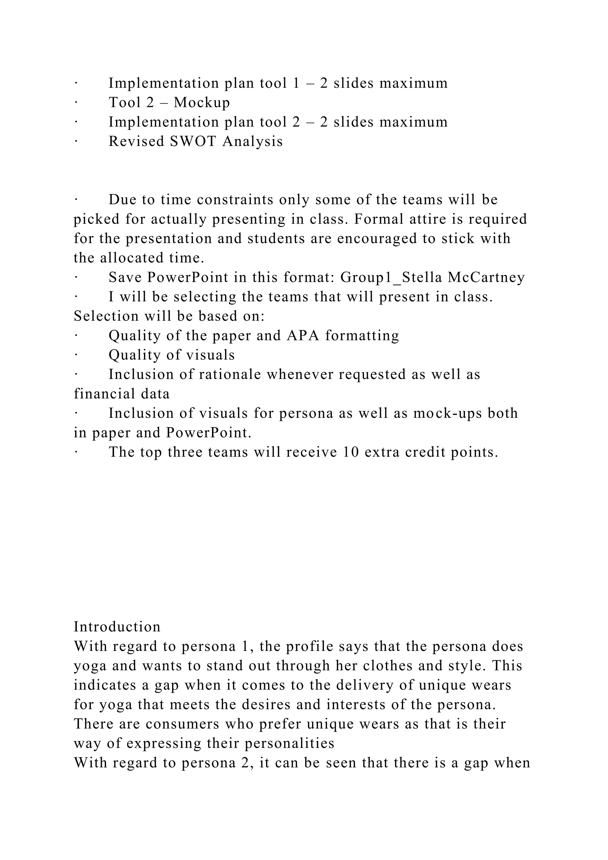 SWOT Analysis (Needs Revision for final SWOT)Strengths· AM.docx