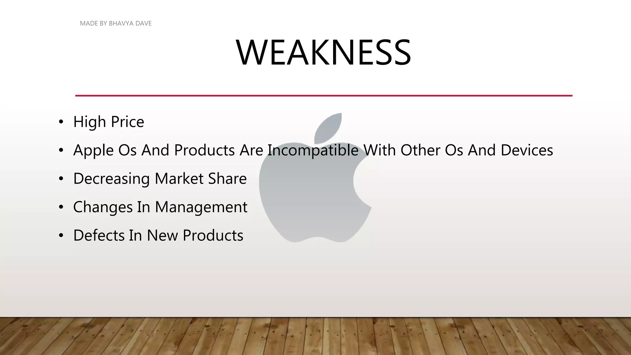Swot analysis of apple | PPTX | Tablets and E-readers | Consumer ...