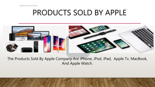Swot analysis of apple | PPTX