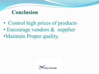 Swot analysis of atlas honda | PPTX