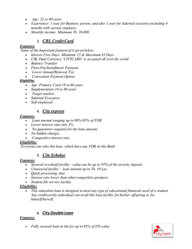 SWOT Analysis of City Bank | PDF