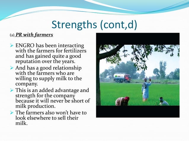 Swot analysis of engro foods, created by Aabaed ul rehman,M.com.UAF