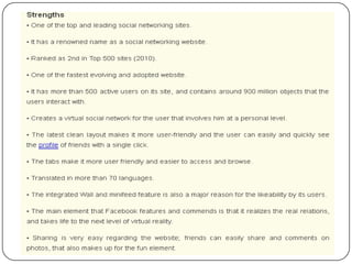 Swot Analysis of Facebook | PPTX