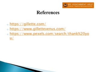 SWOT Analysis of Gillette- PPT | PPTX