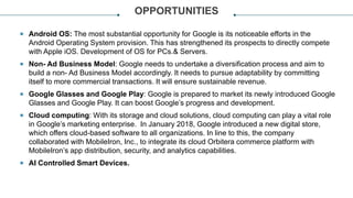 Swot analysis of google | PPTX