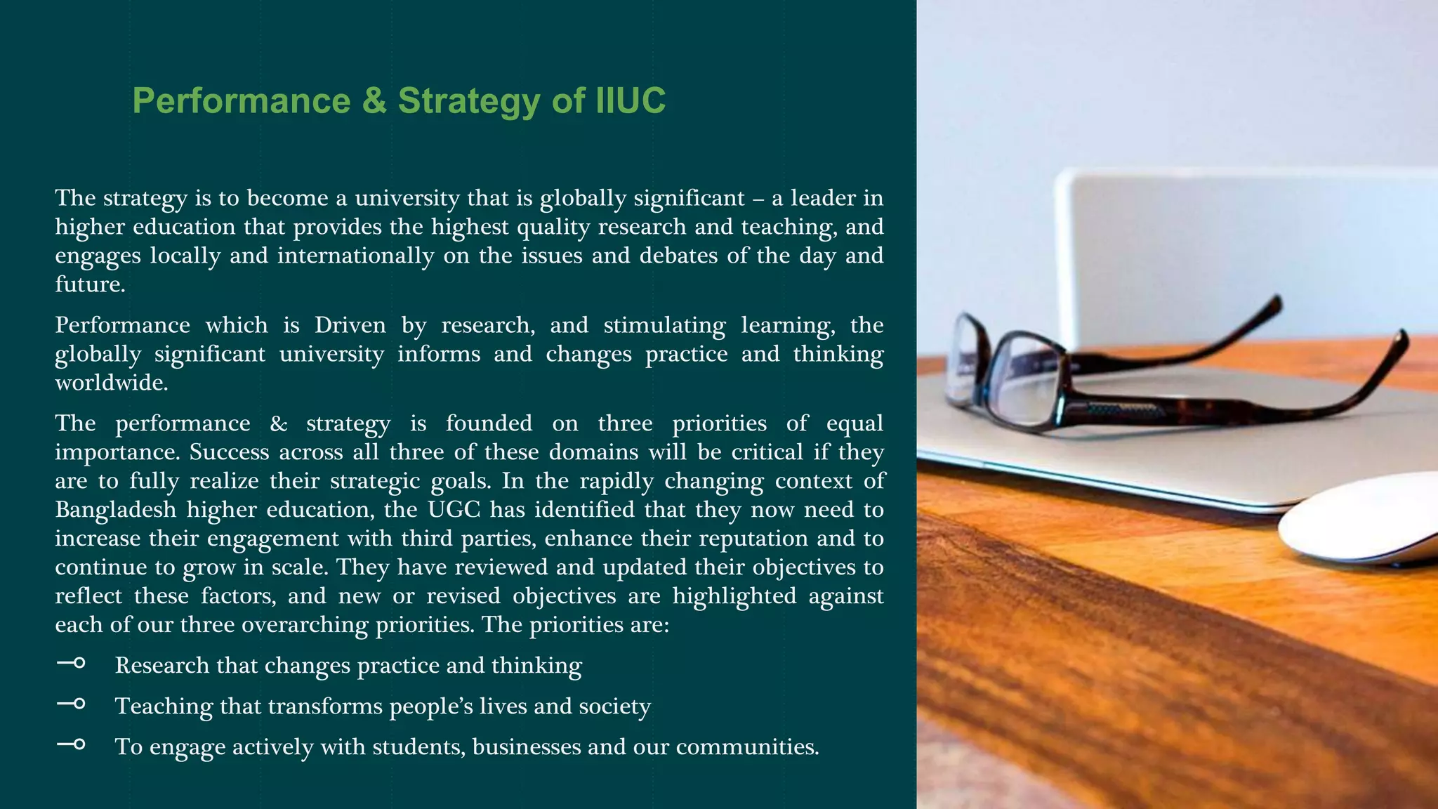 SWOT Analysis of IIUC | PPTX