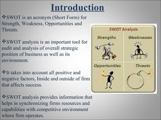 SWOT analysis of indian economy | PPT
