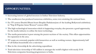 Swot analysis of media & entertainment industry by sruthi | PPTX
