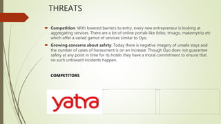 Swot analysis of oyo rooms | PPTX
