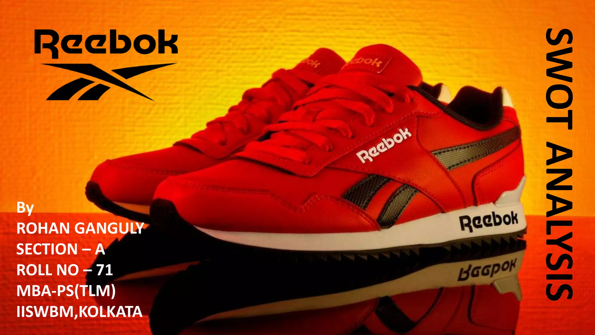 SWOT Analysis of Reebok.pptx