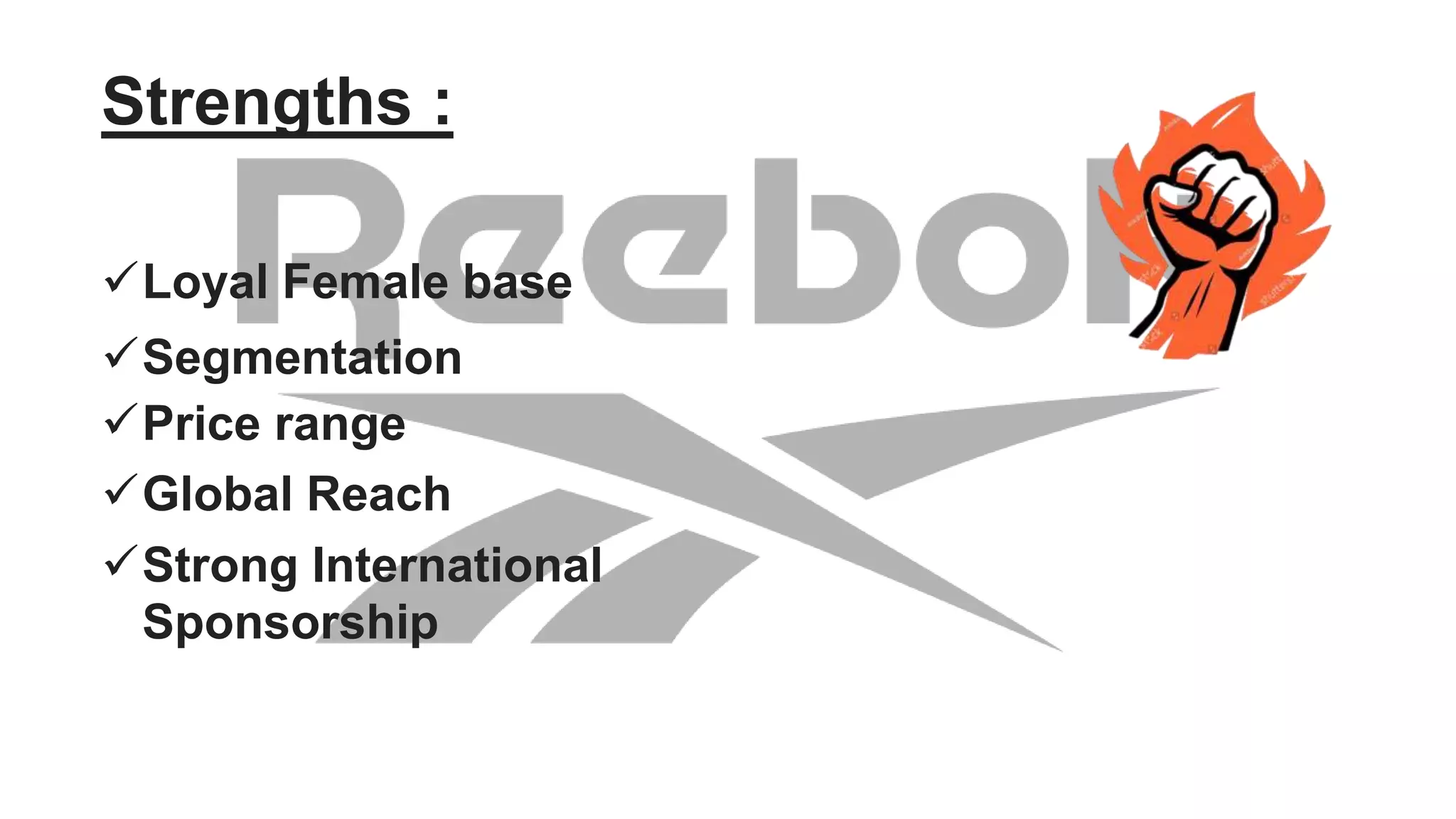 SWOT Analysis of Reebok.pptx