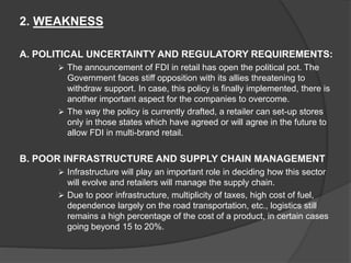Swot analysis of retail industry | PPTX