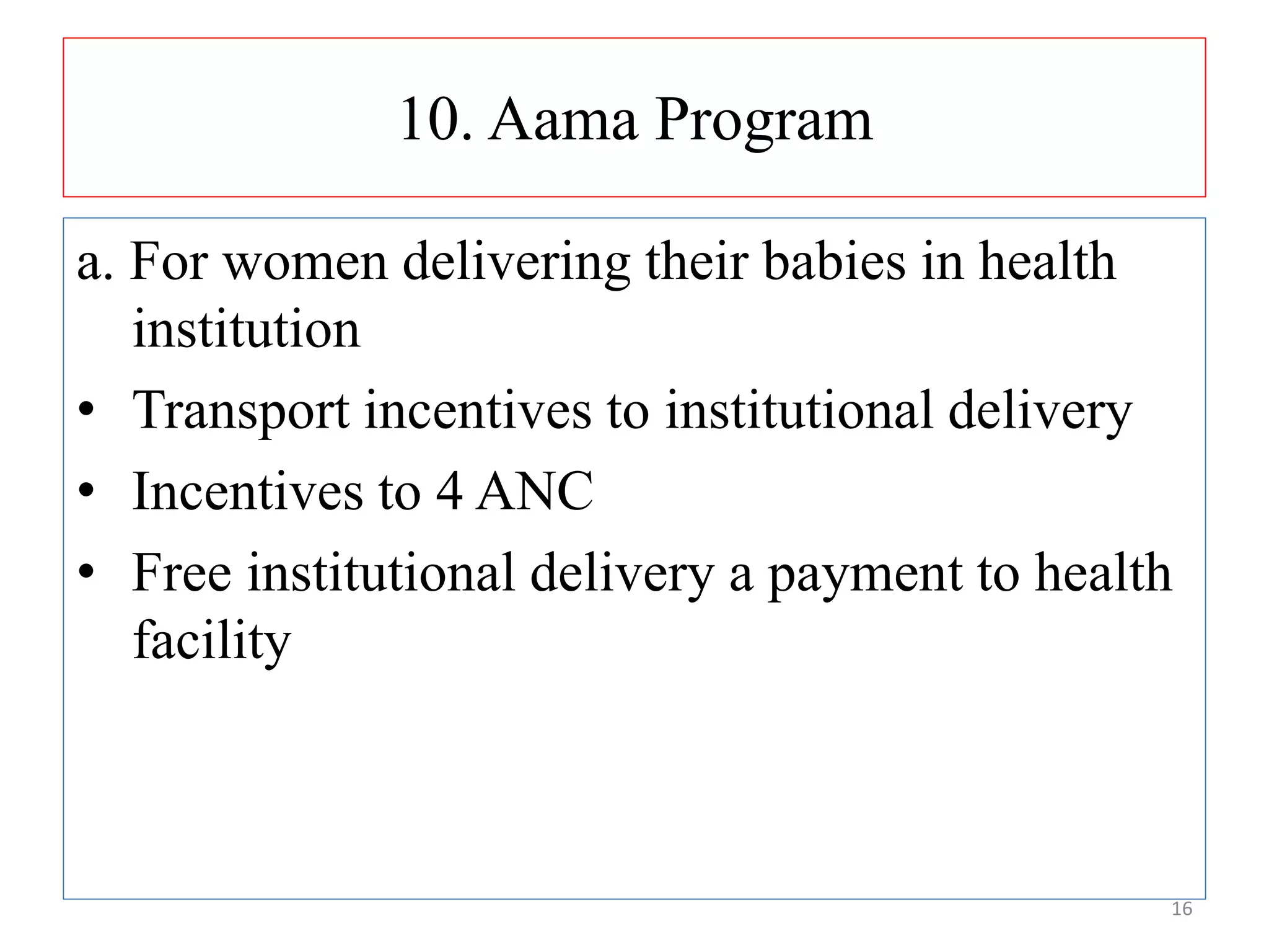 Swot analysis of safe motherhood program of Nepal | PPTX