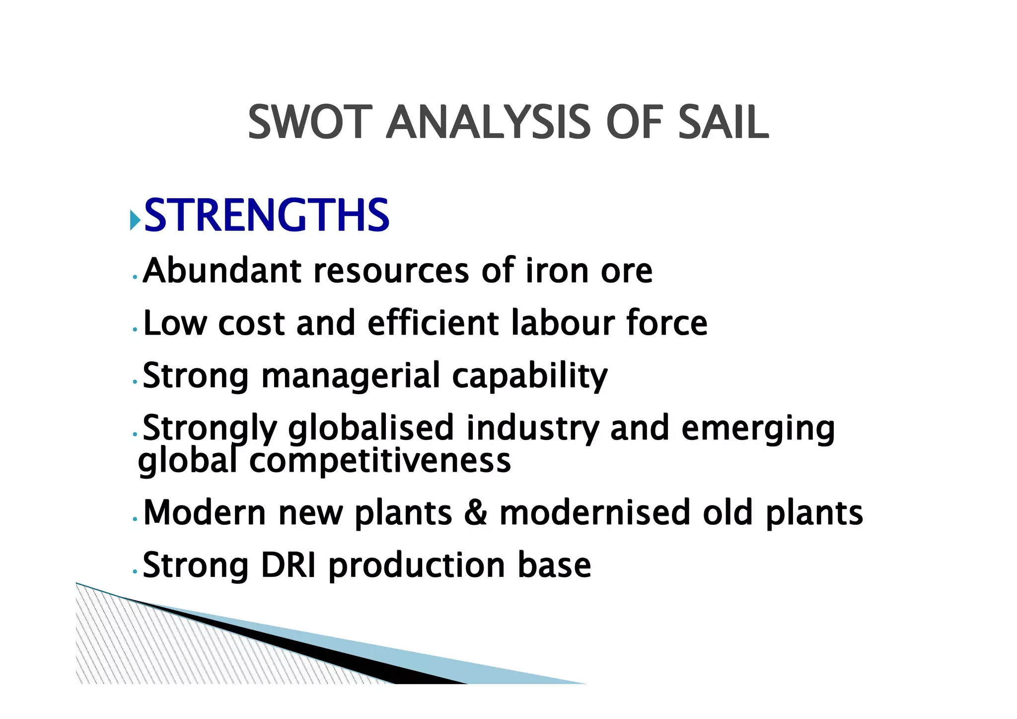 Swot analysis of sail | PDF