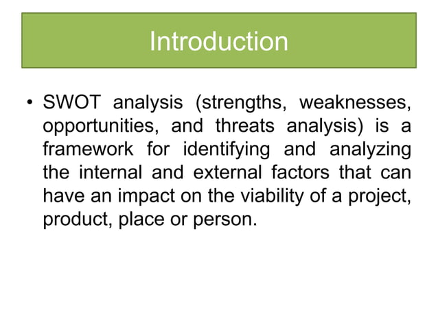 Swot analysis of telecom industry | PPTX