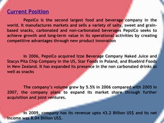 Swot analysis pepsi | PPT