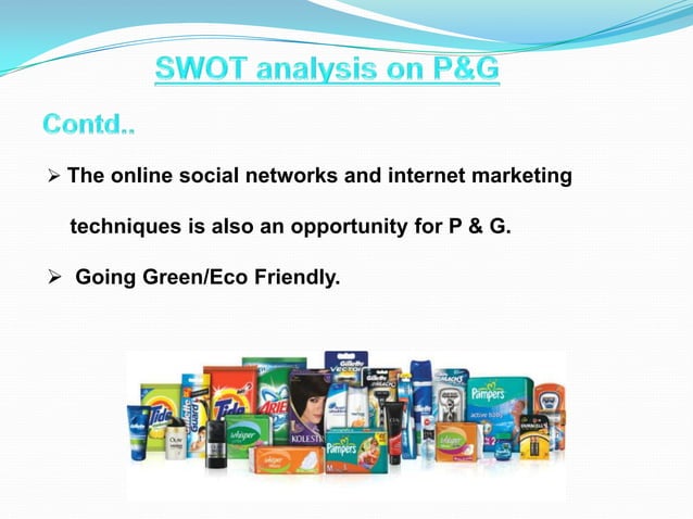 Swot analysis p&g | PPT