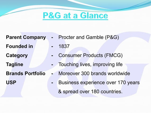 Swot analysis p&g | PPT