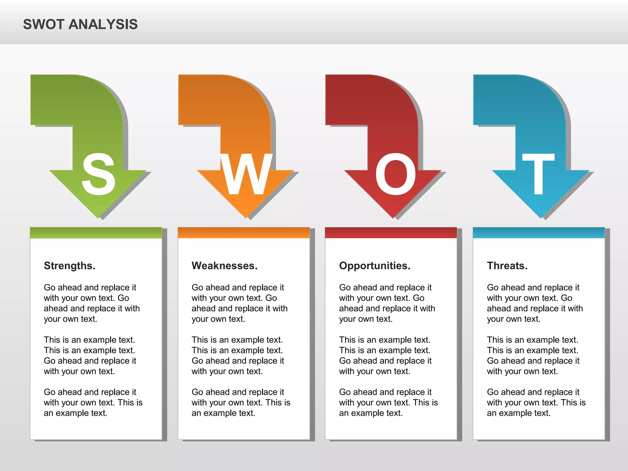 SWOT Analysis Process Diagram | PPT