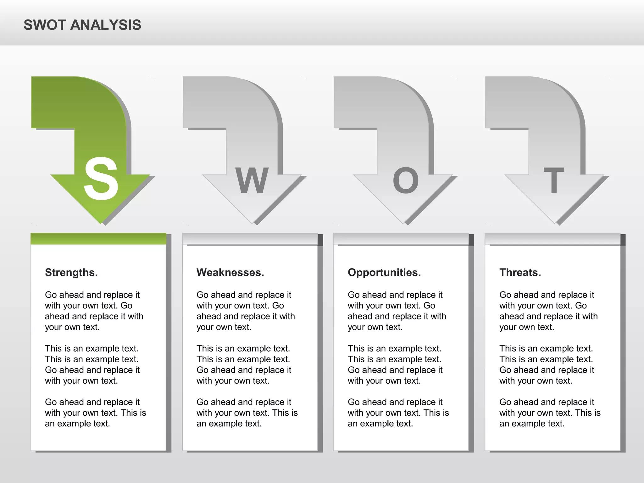 SWOT Analysis Process Diagram | PPT