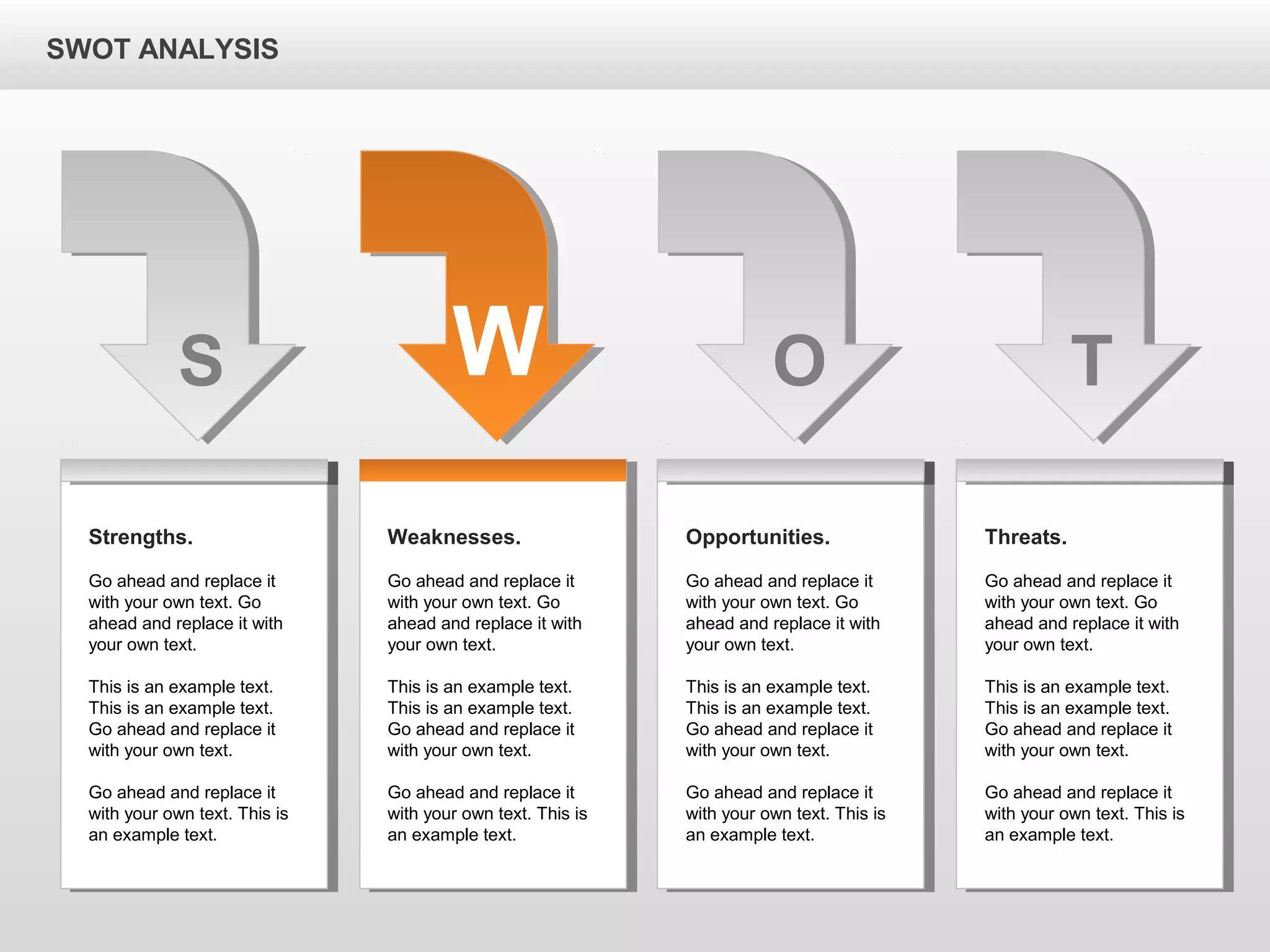 SWOT Analysis Process Diagram | PPT