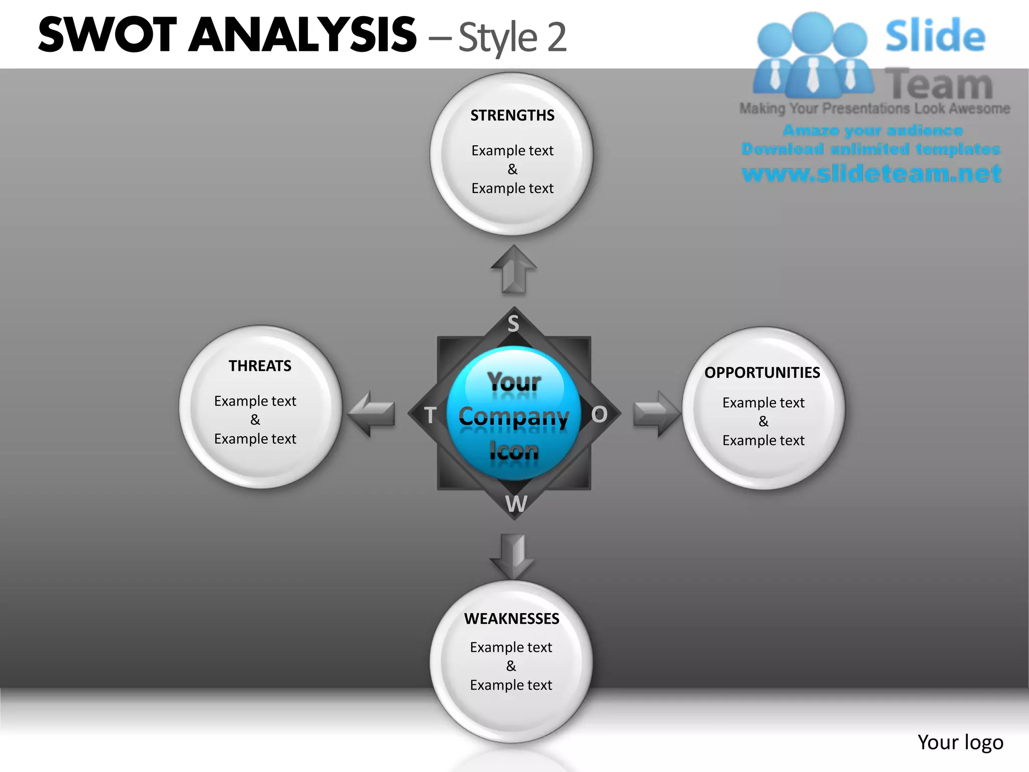Swot analysis style 2 powerpoint presentation slides db ppt templates | PPT