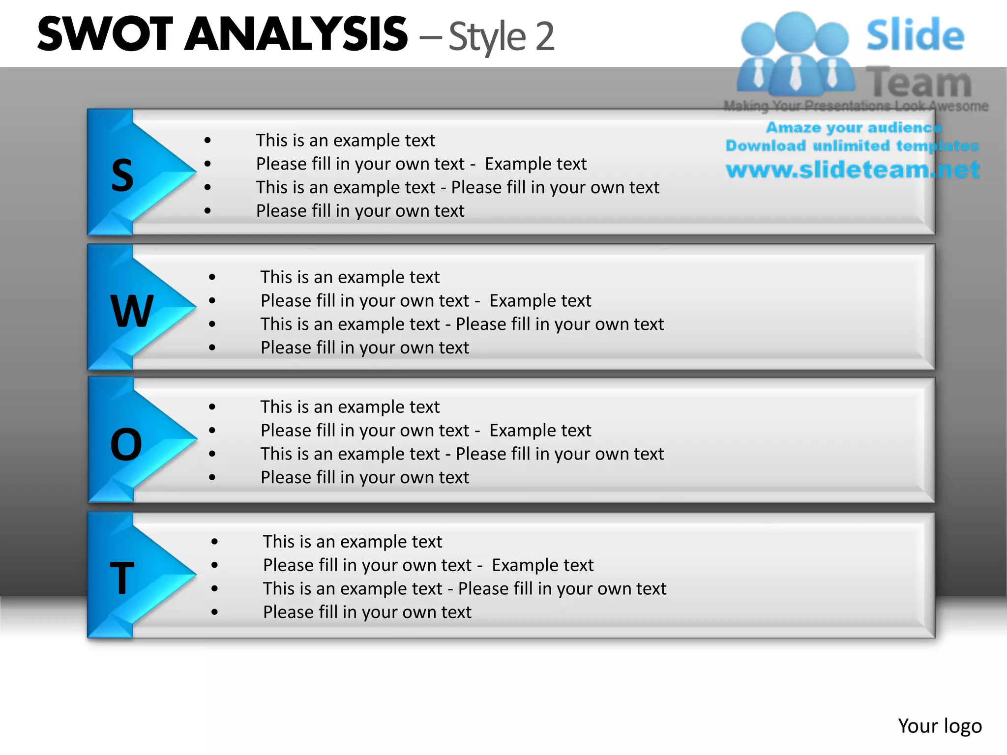 Swot analysis style 2 powerpoint presentation slides db ppt templates | PPT