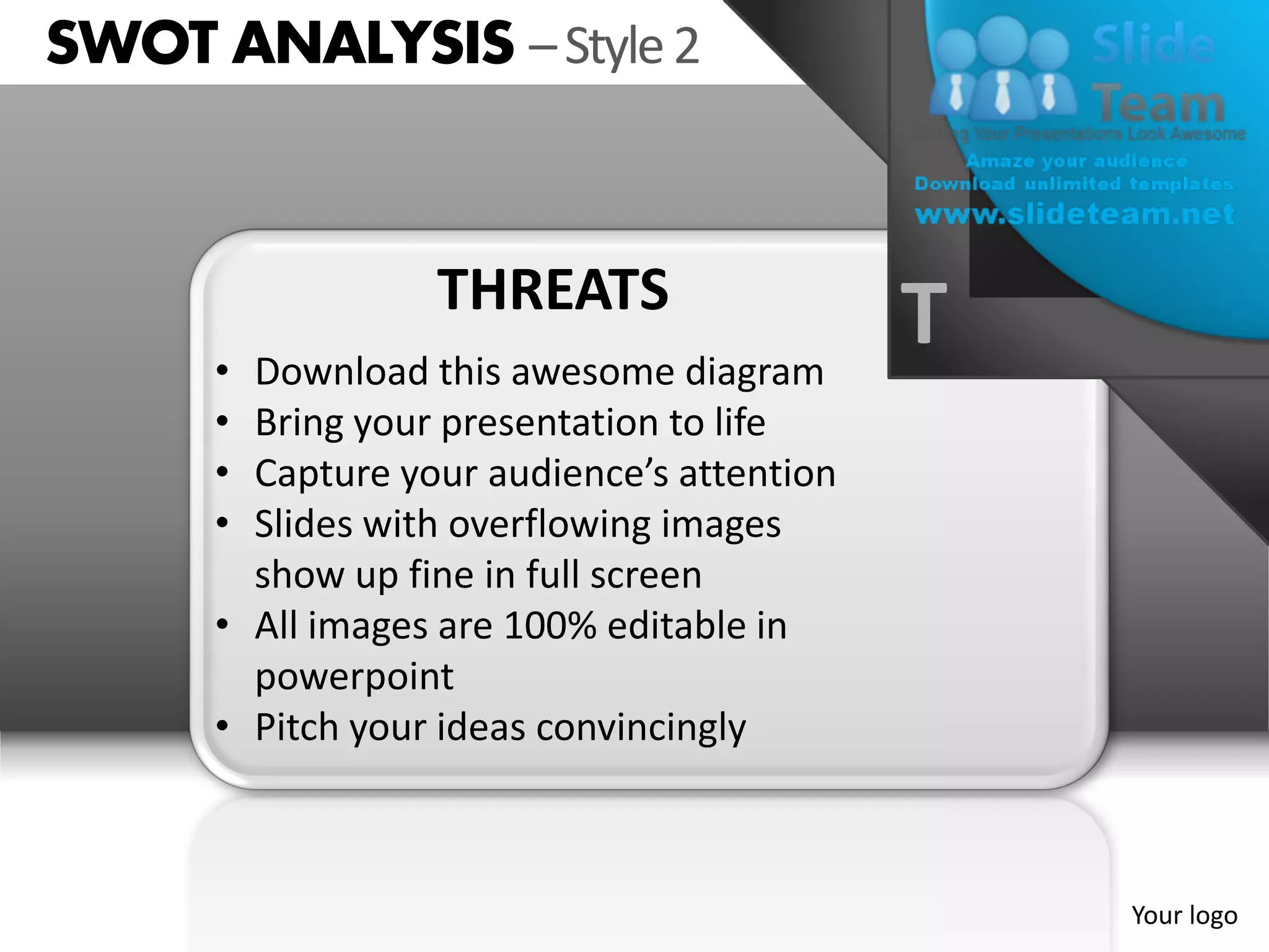 Swot analysis style 2 powerpoint presentation slides db ppt templates | PPT