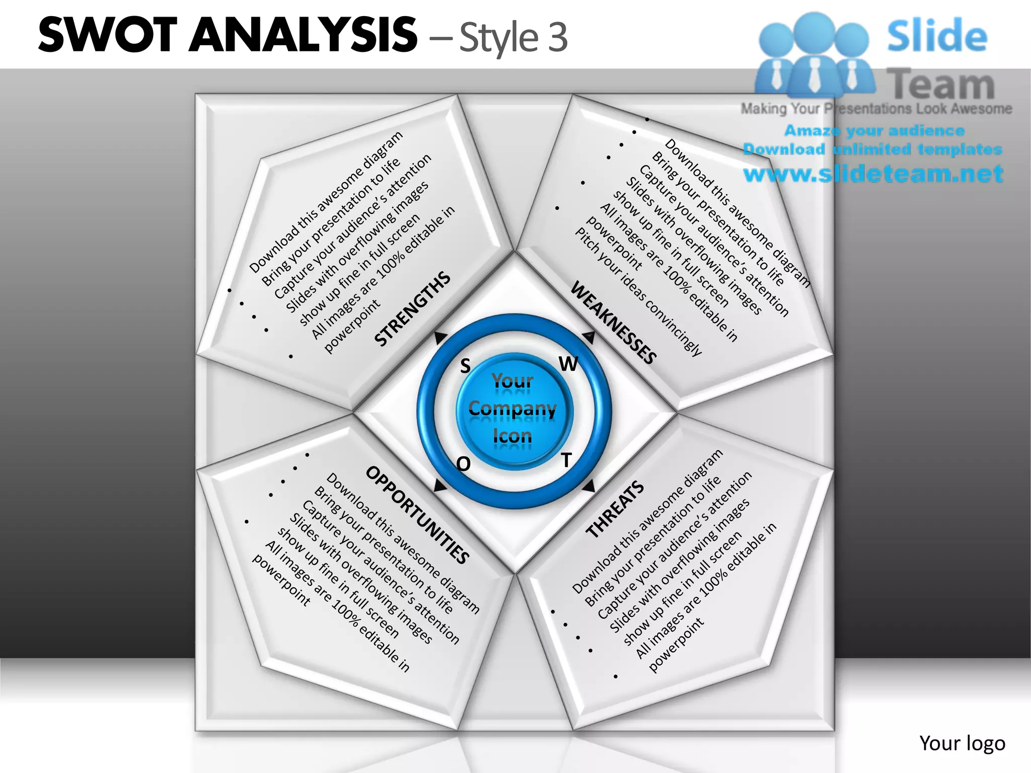 Swot analysis style 3 powerpoint presentation slides db ppt templates ...