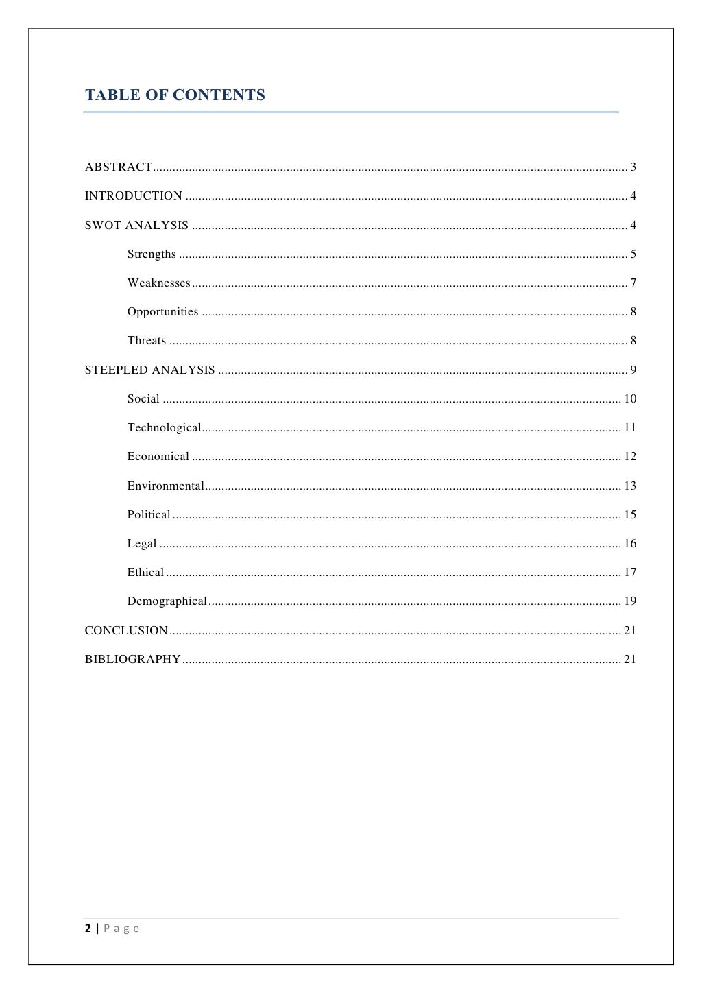 SWOT analysis of TATA motors