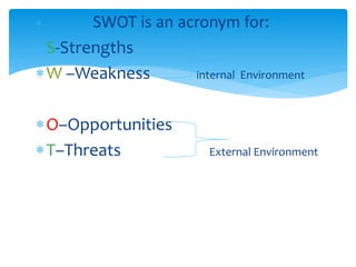 Swot analysis tushar | PPT