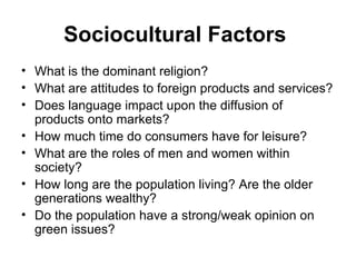 Swot And Pest Handout | PPT