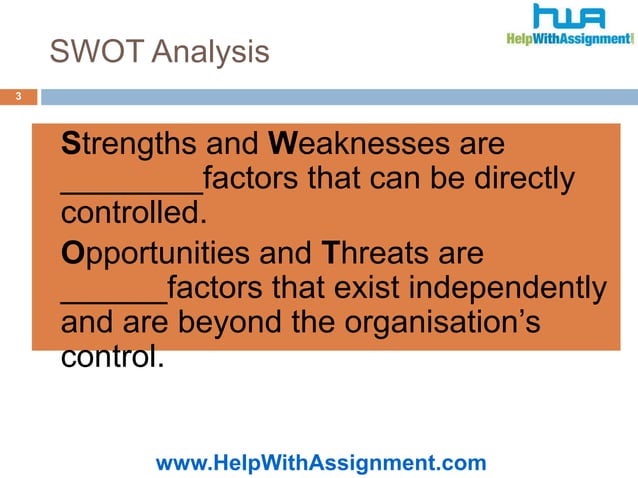Understanding SWOT analysis | PPTX