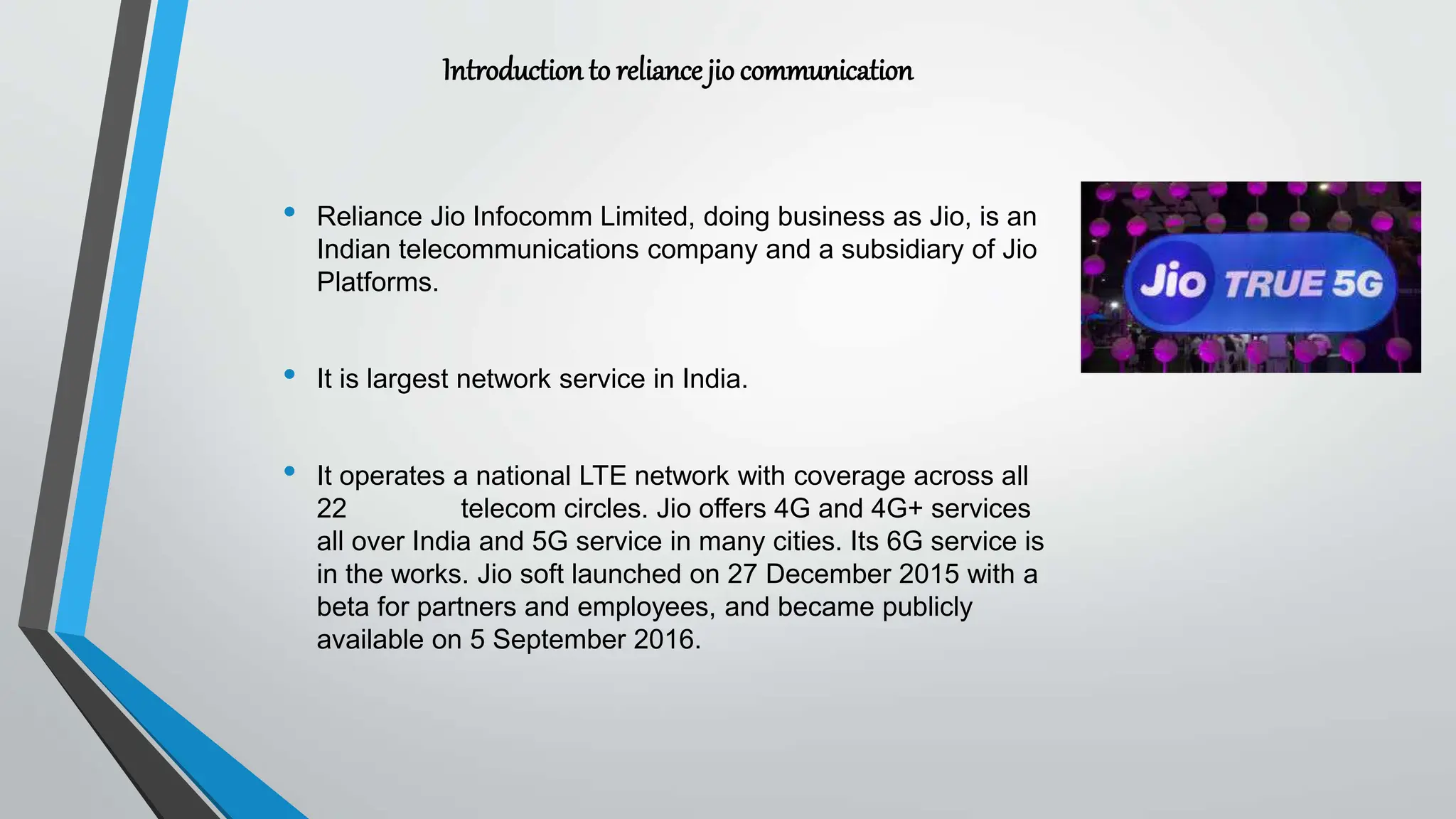 SWOT ON jio communication.pptx