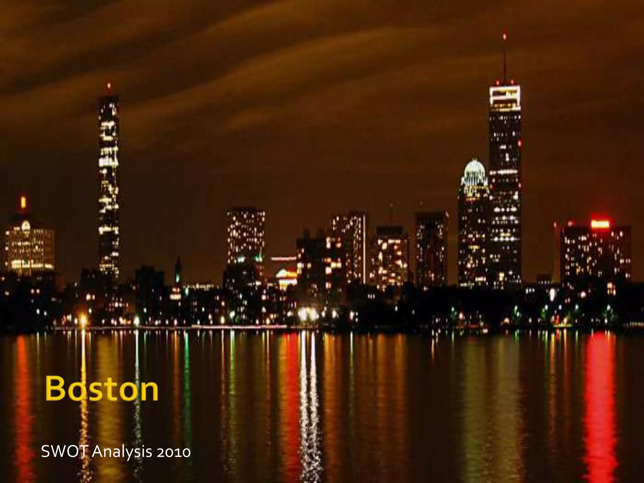 Swot Analysis of Boston | PPTX