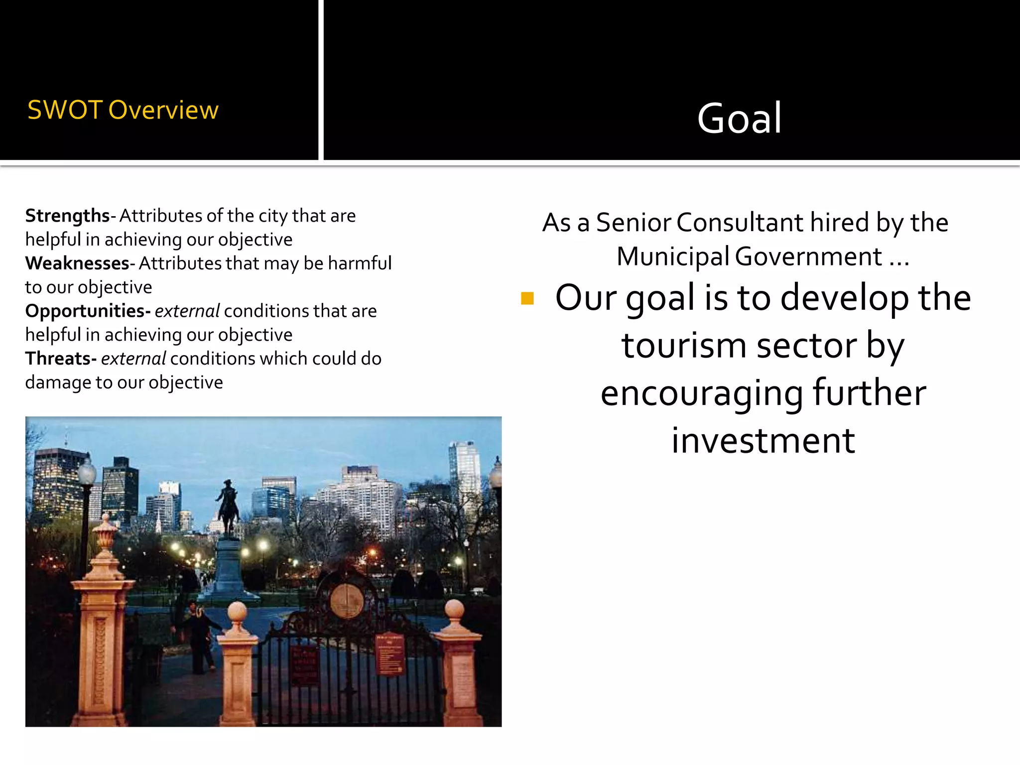 Swot Analysis of Boston | PPTX