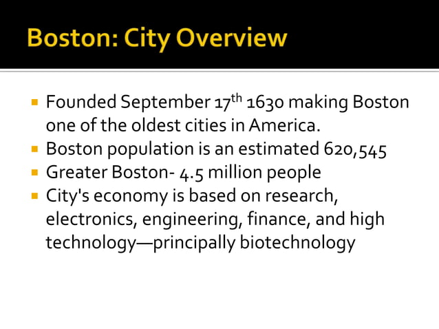 Swot Analysis of Boston | PPTX