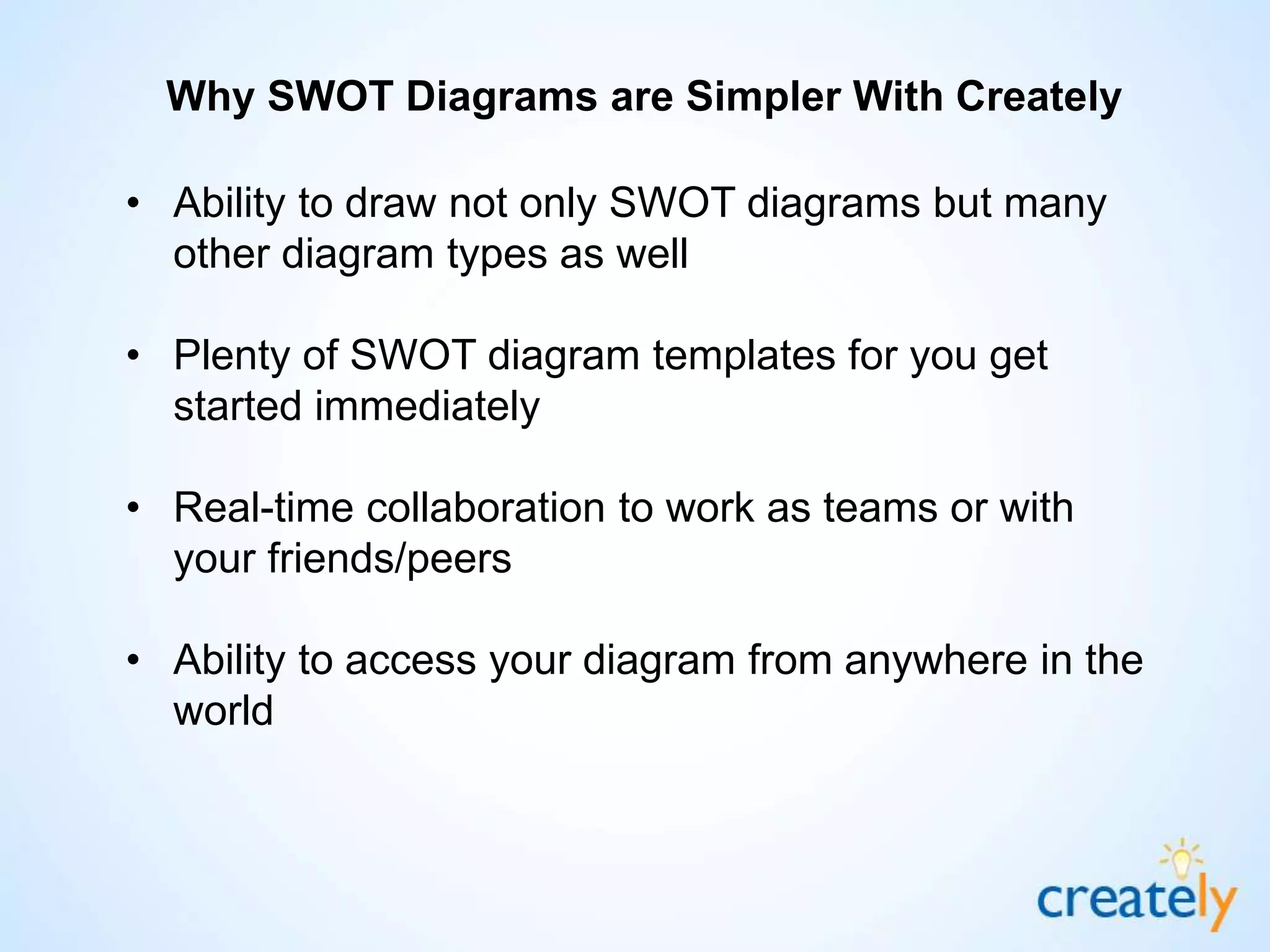 SWOT Analysis Diagram Templates by Creately | PPTX